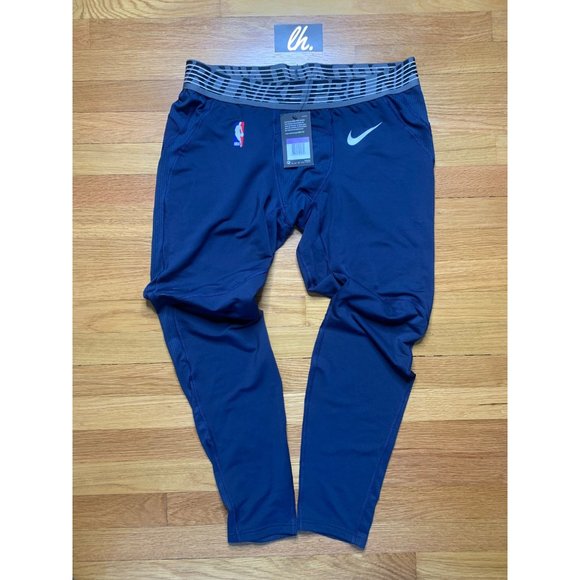 Nike | Pants | Mens 3xlt Nike Nba Hyperstrong Logo Hyperwarm 34 Navy ...